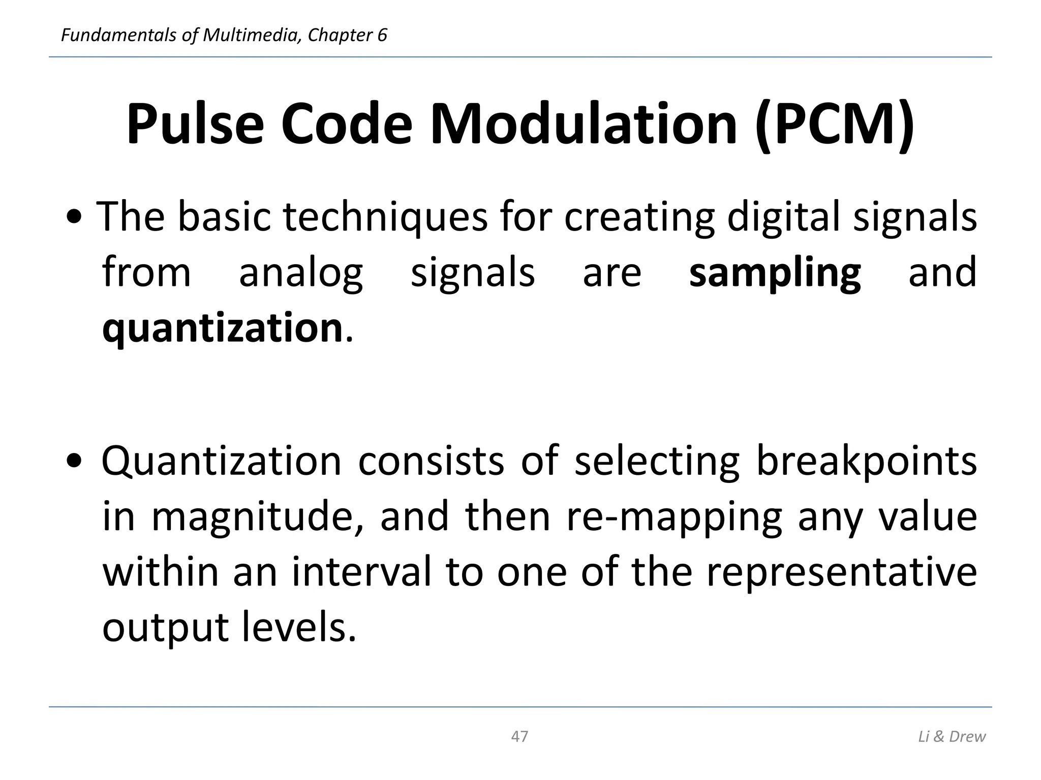 Basics-Od-Digital-Audio-Multimedia-Technologies-Unit-III.ppt | Digital Audio | Computer Software ...