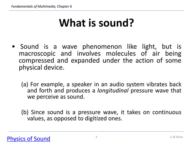 Basics-Od-Digital-Audio-Multimedia-Technologies-Unit-III.ppt | Digital Audio | Computer Software ...