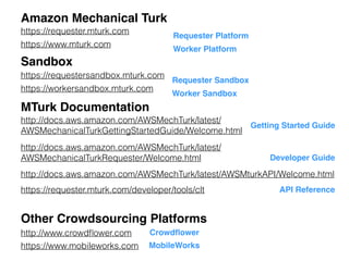 Collecting a Image Label from Crowds Using Amazon Mechanical Turk | PPT