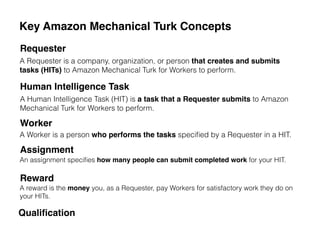 Collecting a Image Label from Crowds Using Amazon Mechanical Turk | PPT