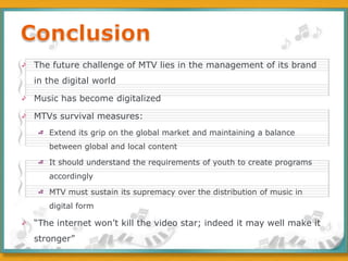 The Branding of MTV - Will internet kill the video star? | PPT