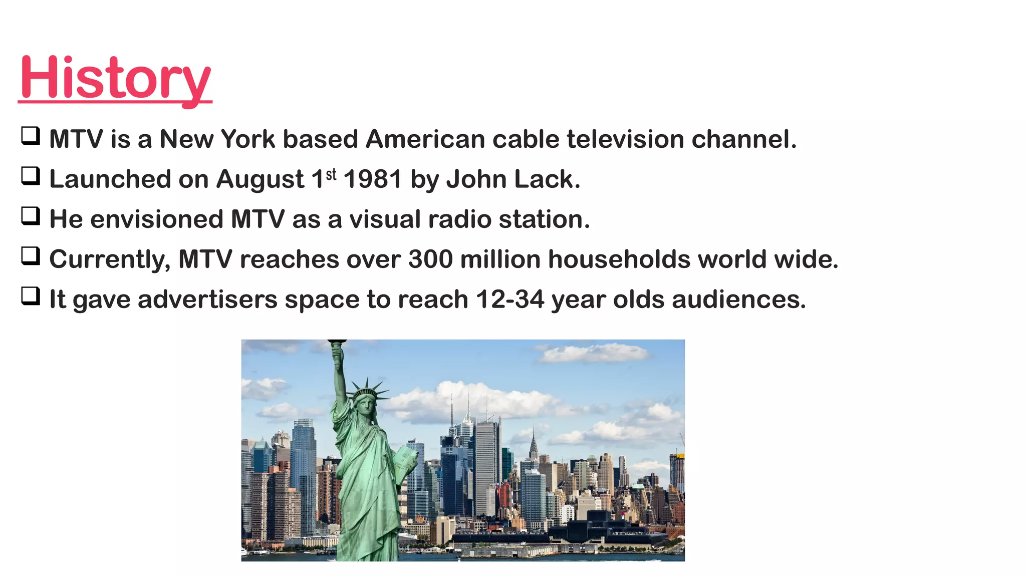 Mtv company case study | ODP | History | Genres