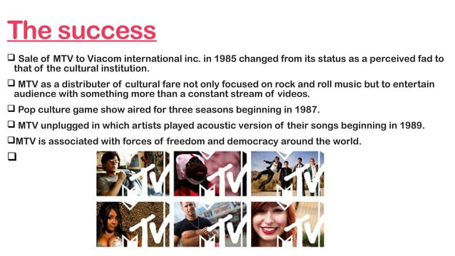 Mtv company case study | ODP | History | Genres