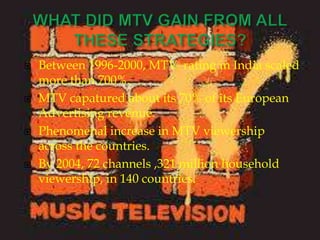 Mtv going global with local accent | PPT