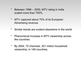 Mtv Case | PPT | Television | Entertainment