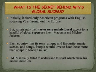 Mtv case presentation | PPTX | History | Genres