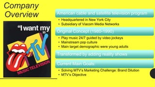 MTV Case Study | PPTX