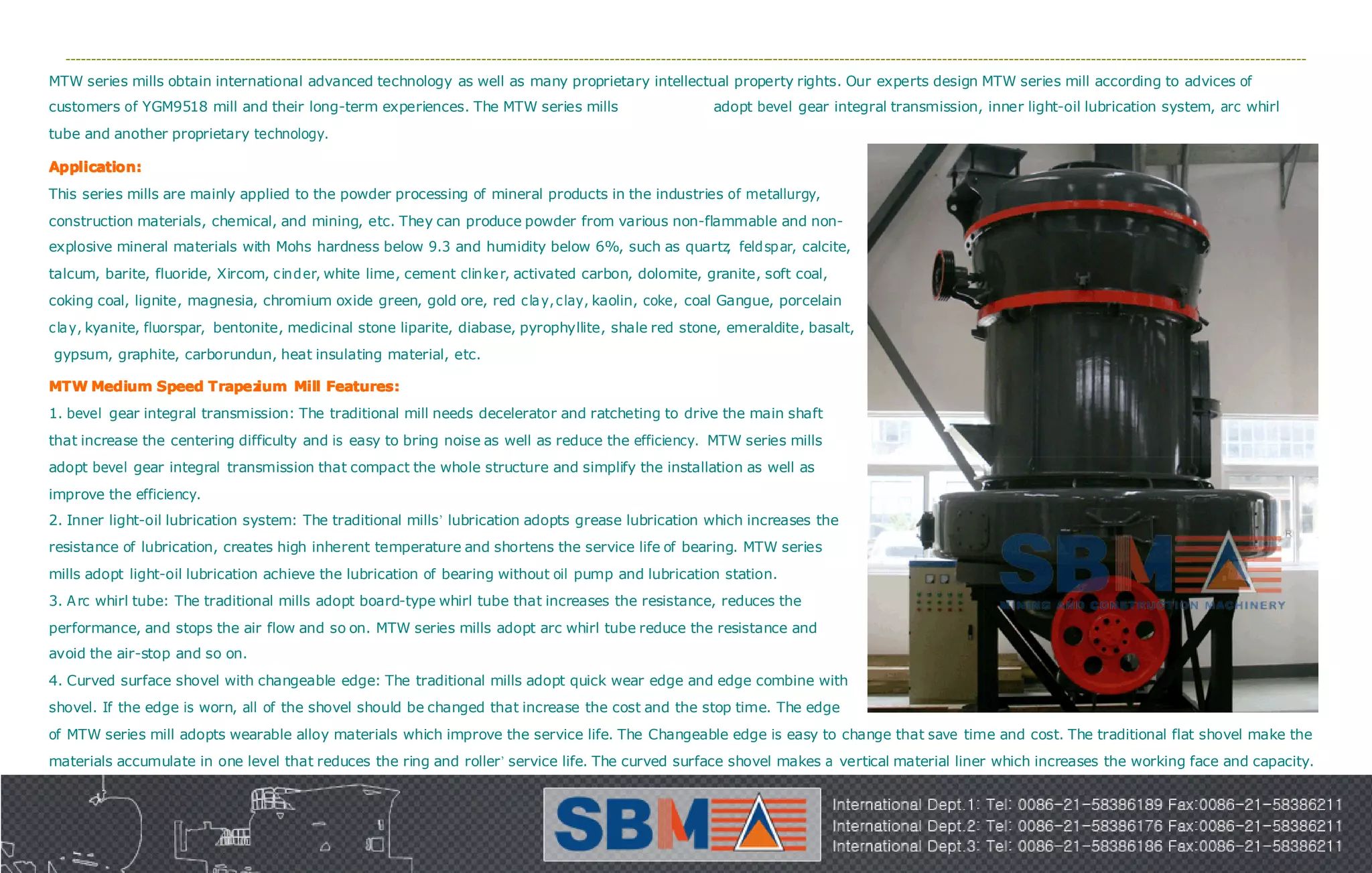 Mtw mill sbm-company | PDF