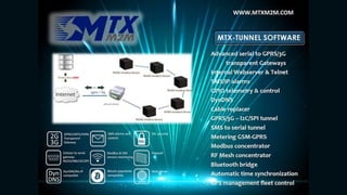MTX M2M IoT modems gateways routers | PPTX