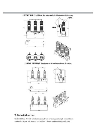 M type Pole mounted Vacuum type Auto recloser catalog | PDF