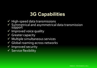 3g technologies | PPTX