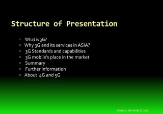 3g technologies | PPTX
