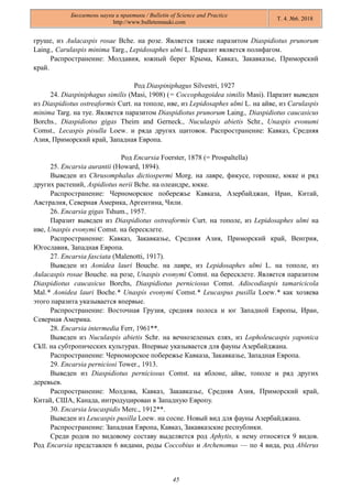 Mustafayeva, G. (2018). Aphelinids (Hymenoptera: Aphelinidae ...