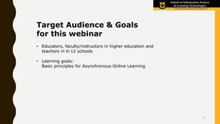 Teaching Online Courses - Basic Principles of Asynchronous Learning | PPTX
