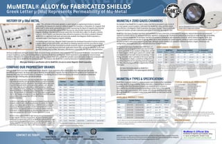 MU-2 MuMETAL® brochure | PDF