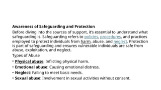 mu1.4 1.9.pptx 1:9 Identify sources of support and information in relation to protection and ...