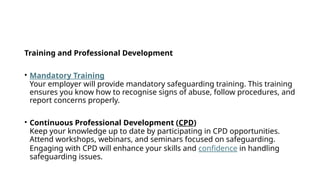 mu1.4 1.9.pptx 1:9 Identify sources of support and information in relation to protection and ...