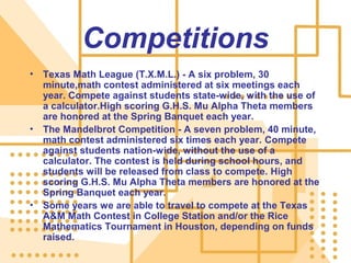 Mu alpha theta | PPT