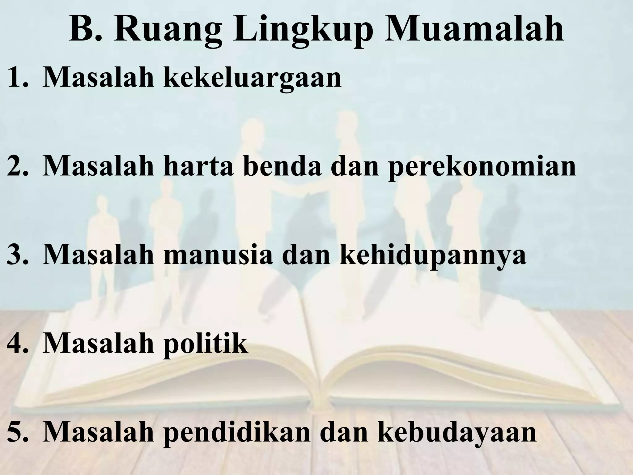 Muamalah menurut agama islam | PPTX