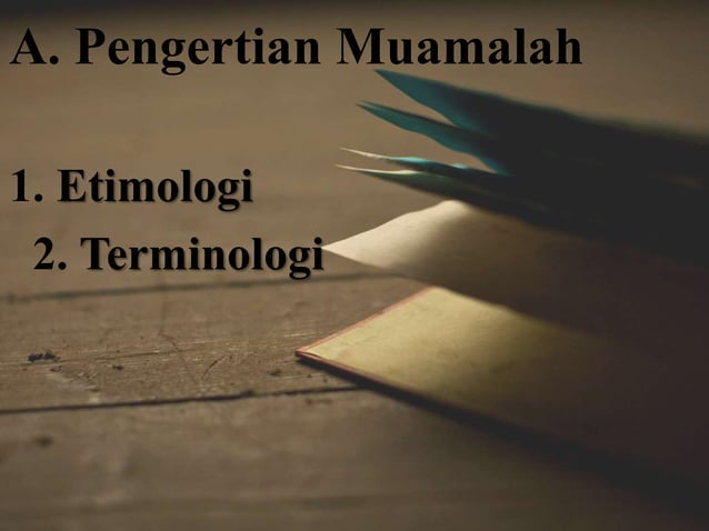 Muamalah menurut agama islam | PPTX