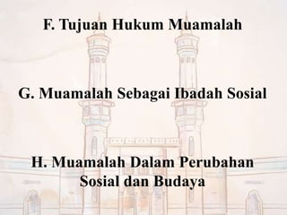 Muamalah menurut agama islam | PPTX