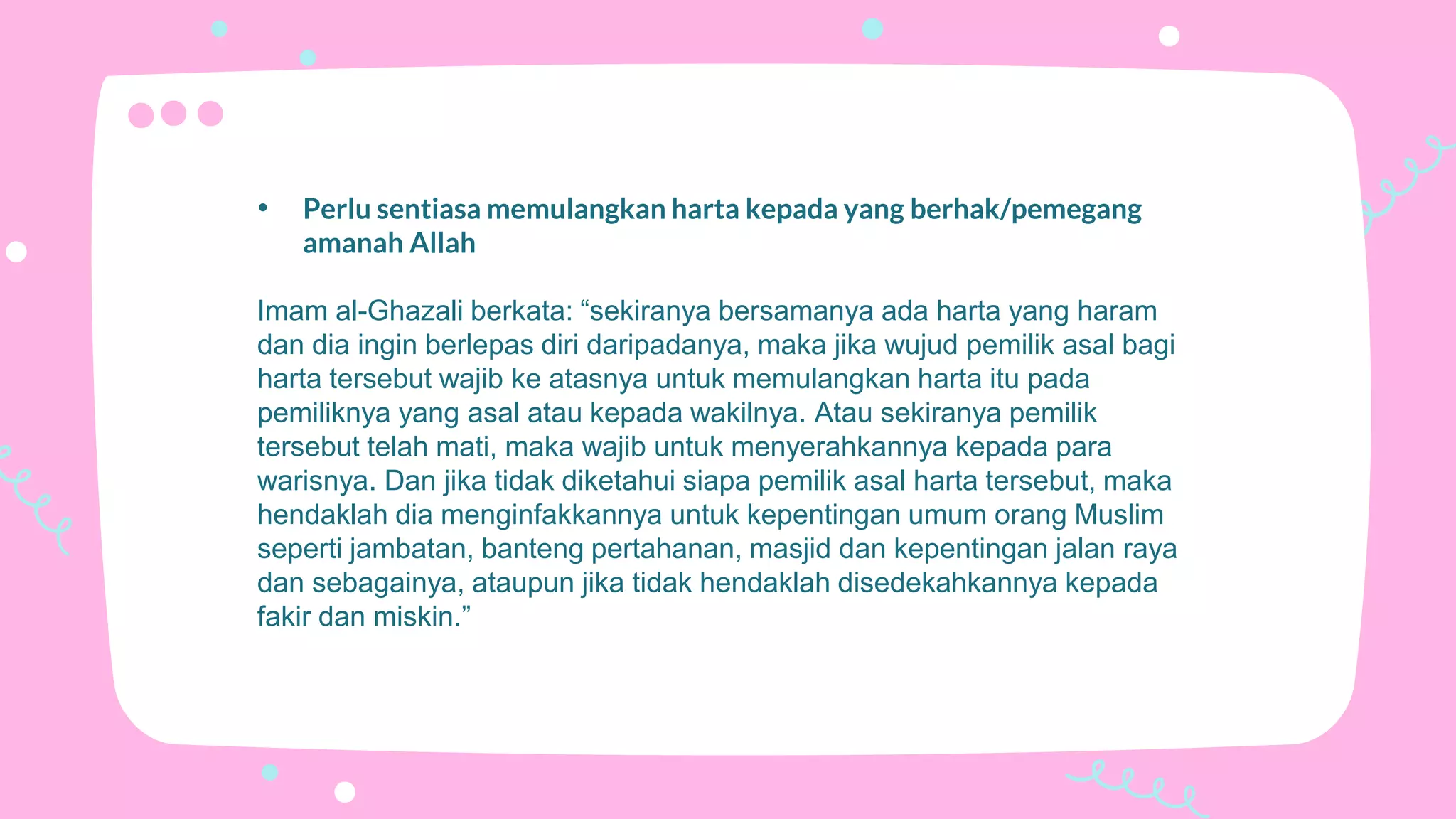 Muamalat harta dalam islam | PPT