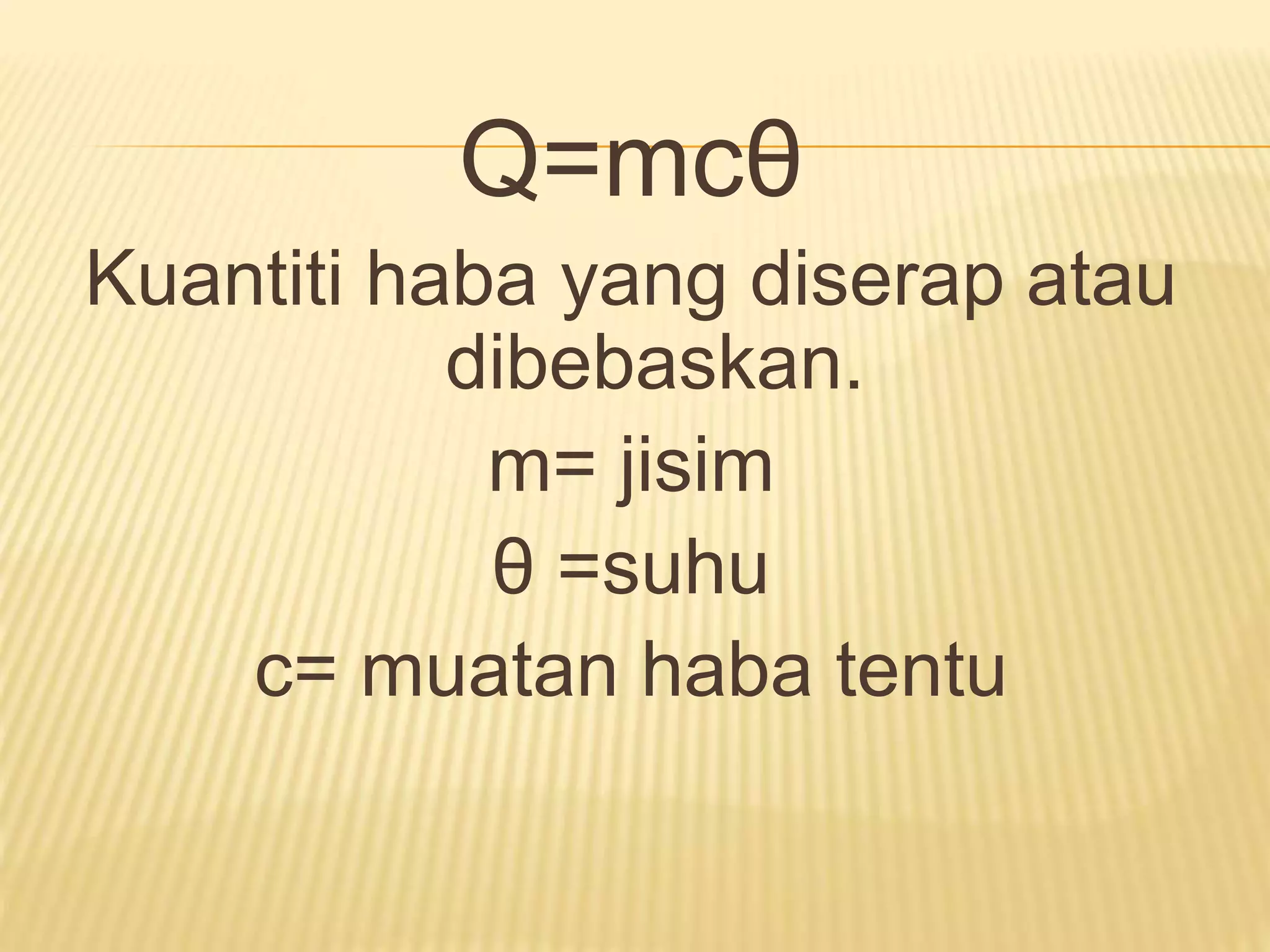 Muatan haba tentu | PPTX