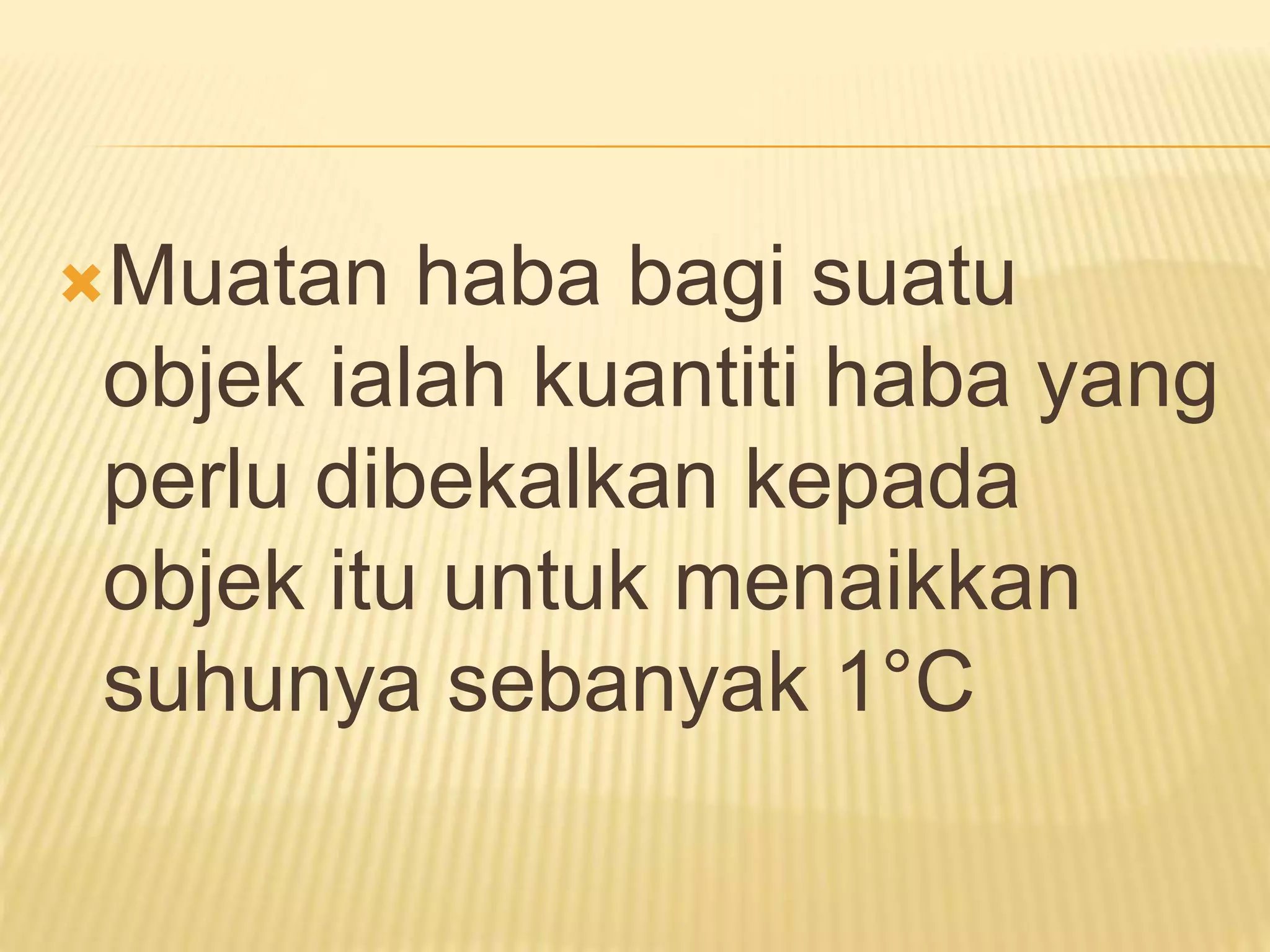 Muatan haba tentu | PPTX