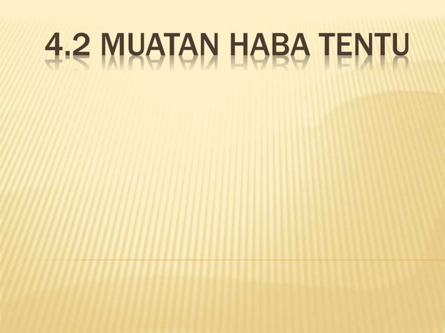 Muatan haba tentu | PPTX