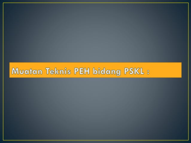 Muatan Teknis PEH bidang PDASRH, PPI,PSKL.pdf