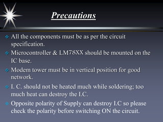 fault detection of transformer using GSM,,,,by YASASWINI.KAGITHALA | PPTX