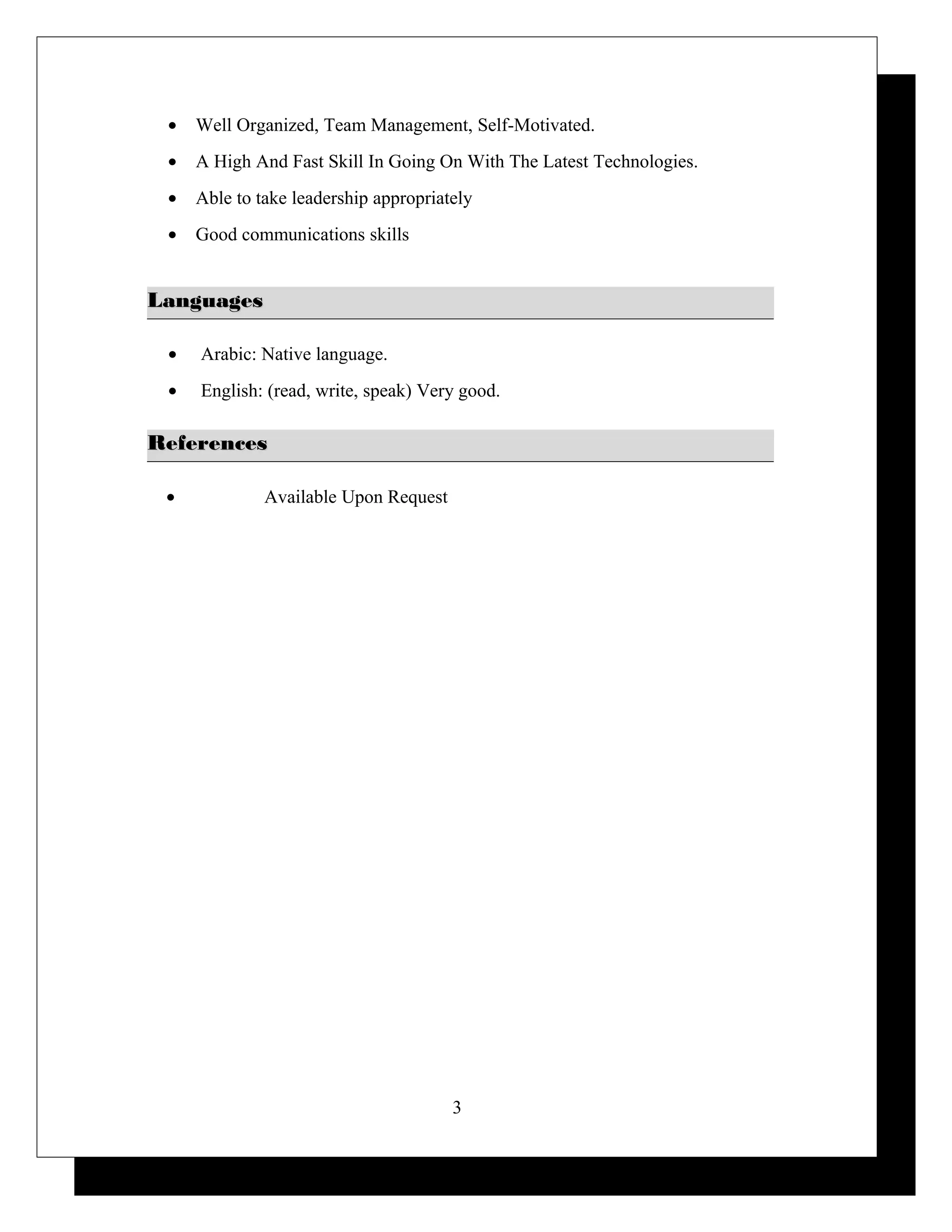 Mubarak ayasrah electrical engineer-cv | PDF