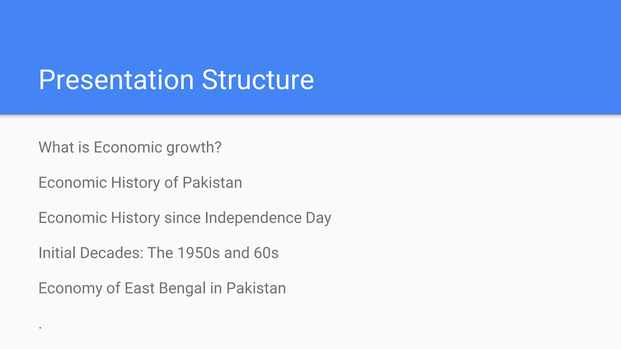 ECONOMIC HISTORY OF PAKISTAN 1950's | PPTX | Economy | Business and Finance