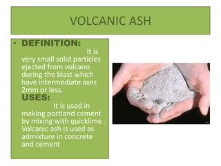 fly ash,silicafume,blast furnace etc | PPTX | Commodities | Economy