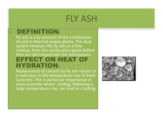 fly ash,silicafume,blast furnace etc | PPTX | Commodities | Economy