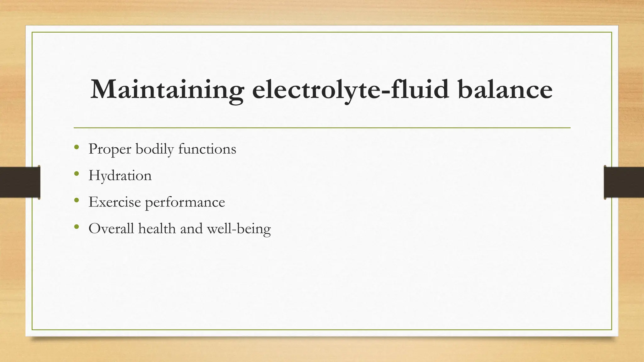 Electrolyte fluid balance fluid ppt.pptx | Chemistry | Science