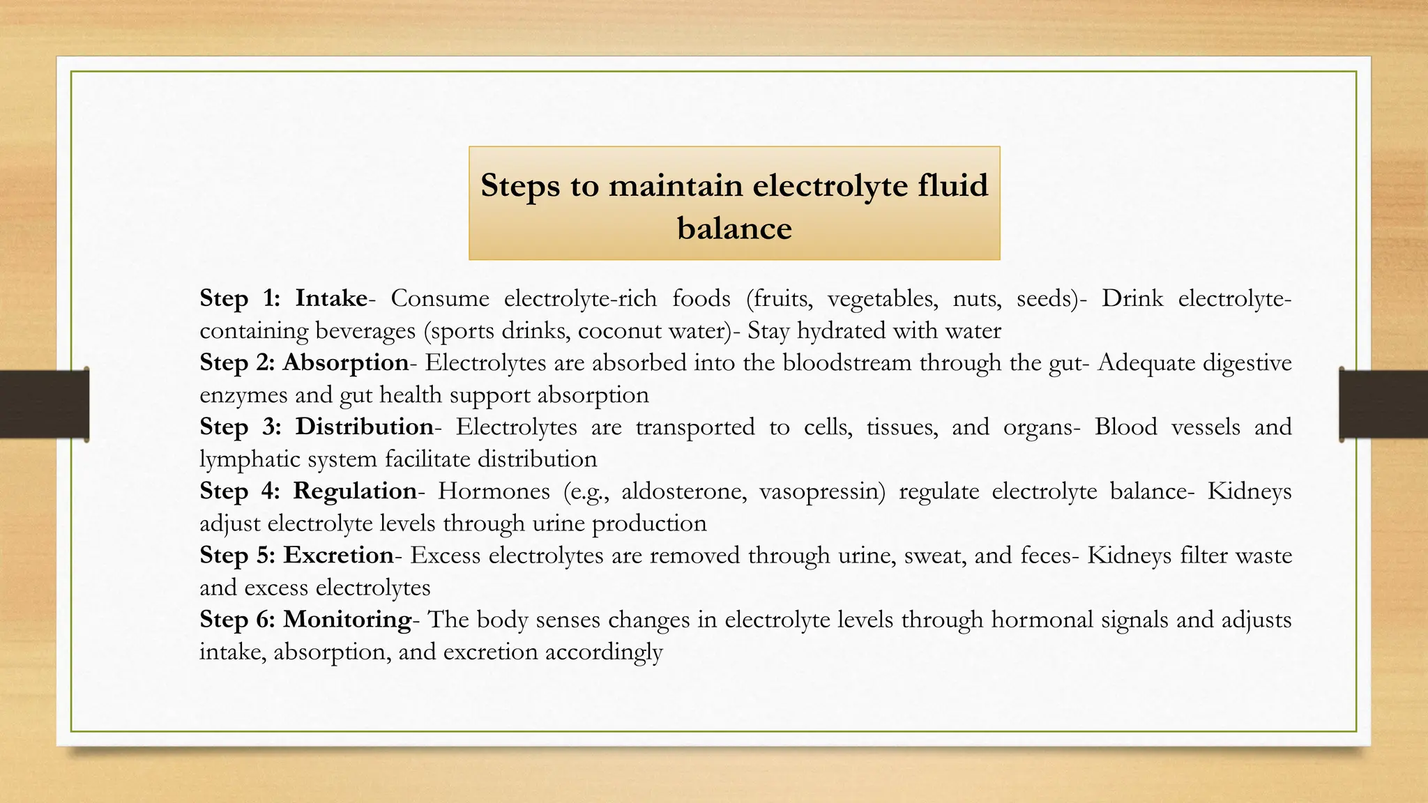 Electrolyte fluid balance fluid ppt.pptx | Chemistry | Science