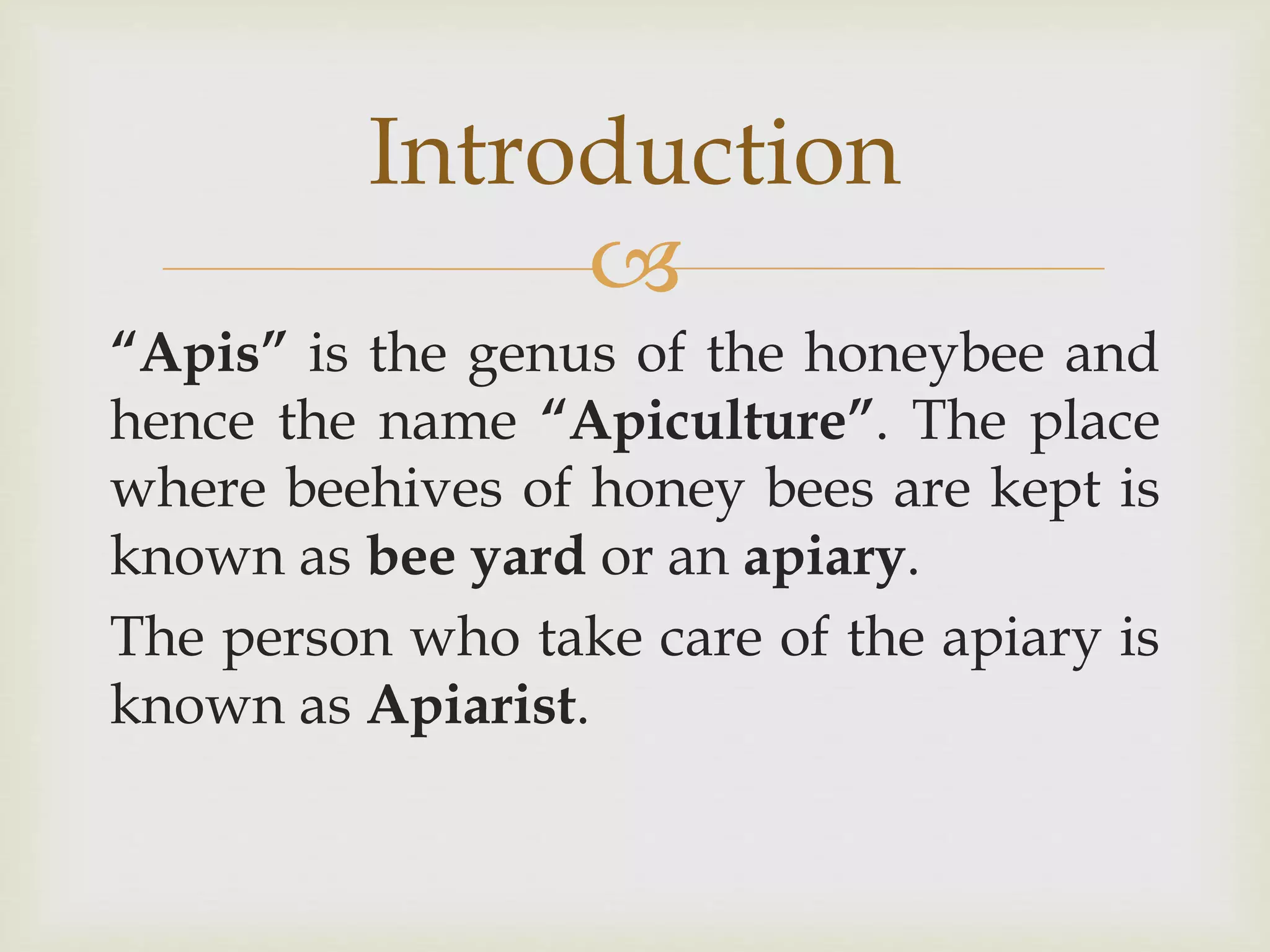 importance of apiculture | PPTX