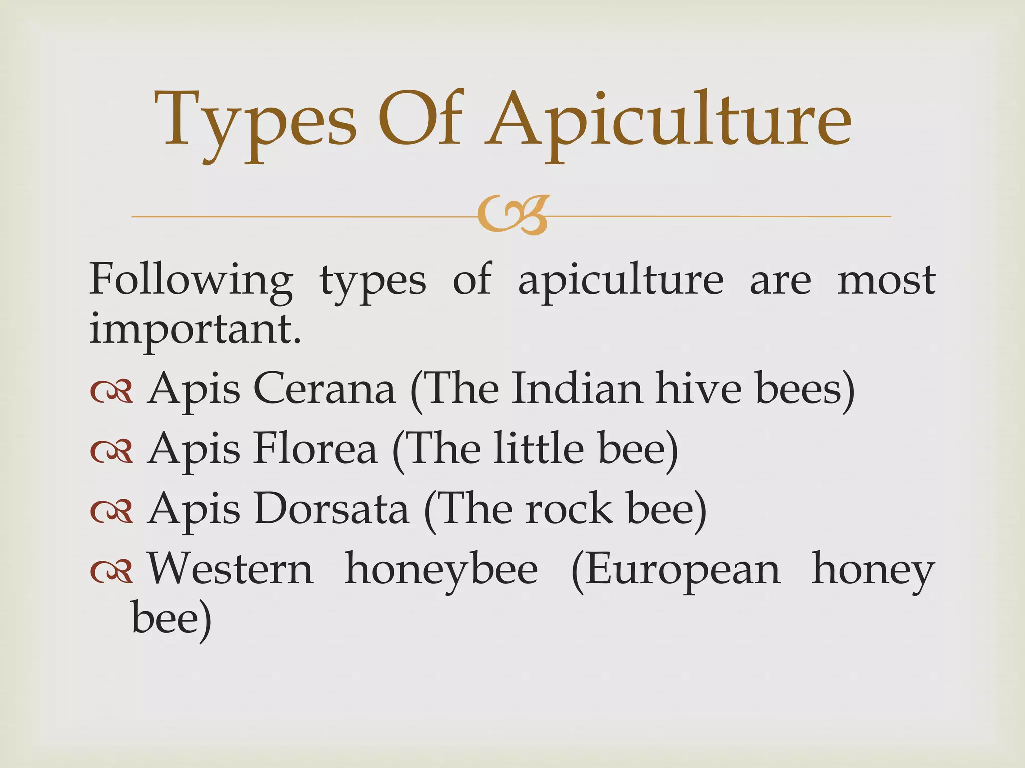 importance of apiculture | PPTX