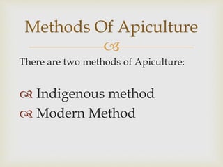 importance of apiculture | PPTX