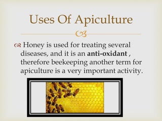 importance of apiculture | PPTX
