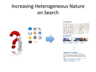 Evaluating Heterogeneous Information Access (Position Paper) | PDF