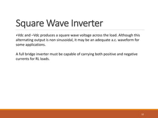 High power Inverters Introduction & Applications | PPT