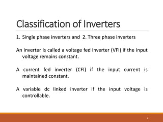 High power Inverters Introduction & Applications | PPT