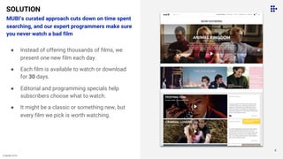 MUBI - NOAH19 London | PPT