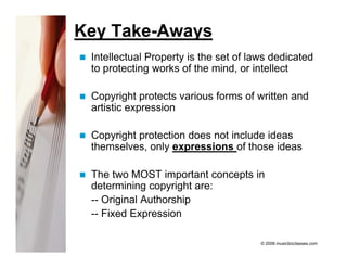 MUC109 LEC 5a.Intro to Copyright | PPT