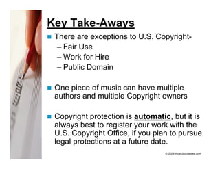 MUC109 LEC 5a.Intro to Copyright | PPT