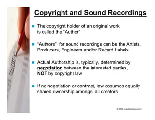 MUC109 LEC 6a. Copyright Exceptions | PDF | Audio Production | Content ...