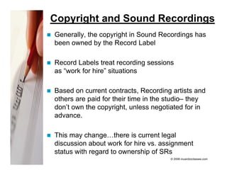 MUC109 LEC 6a. Copyright Exceptions | PDF | Audio Production | Content ...