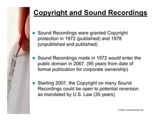 MUC109 LEC 6a. Copyright Exceptions | PDF | Audio Production | Content ...